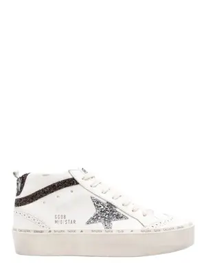 GOLDEN GOOSE Mid Star High-top Sneakers - White