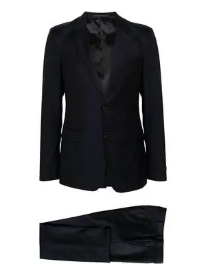 Prada Single-breasted Virgin-wool Suit - Blue