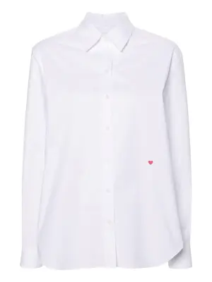 MOSCHINO Moschino Heart-Embroidered Shirt