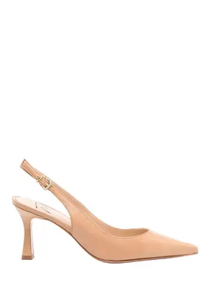 Roberto Festa Frans Leather Slingback Pumps - Brown