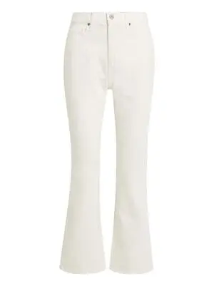 NILI LOTAN High-rise Bootcut Jeans - Ivory