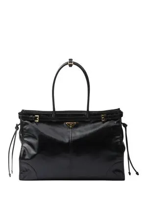 Prada Extra-large Leather Handbag - Black