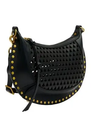 Isabel Marant Oskan Moon Shoulder Bag - Black