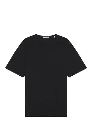 Our Legacy New Box T-shirt In Black - Black Clean Jersey