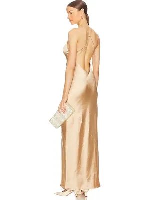 L'academie Imogen Maxi Dress - Champagne