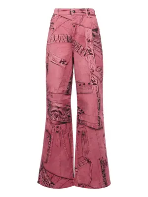 Blumarine Wide-leg Jeans - Multicoloured