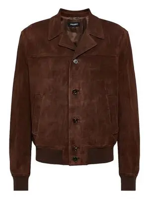 Dolce & Gabbana Suede Jacket - Brown