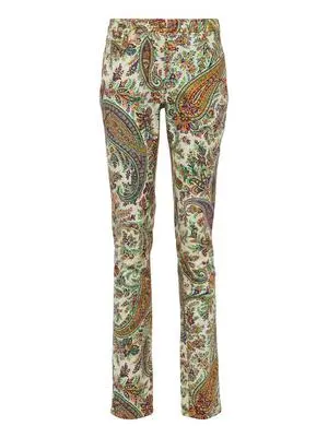 Etro Paisley Slim Jeans - Multicoloured