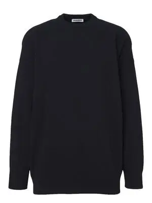 JIL SANDER Wool-blend Sweater - Blue