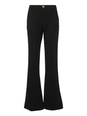 BALMAIN Balmain Virgin Wool Crêpe Bootcut Trousers