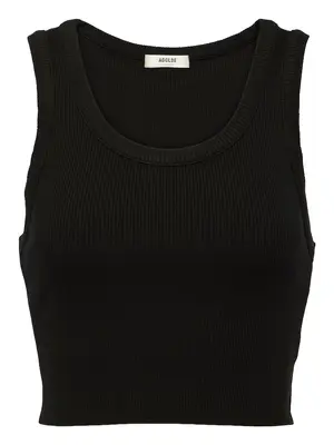 AGOLDE Agolde Ribbed-Knit Crop Top