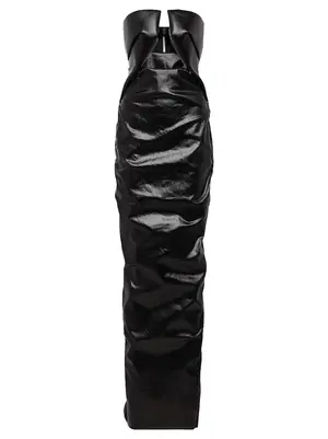 Rick Owens Prong Cutout Gown - Black