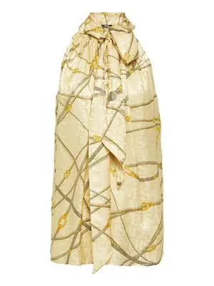 Versace Bow-detail Top - Multicoloured