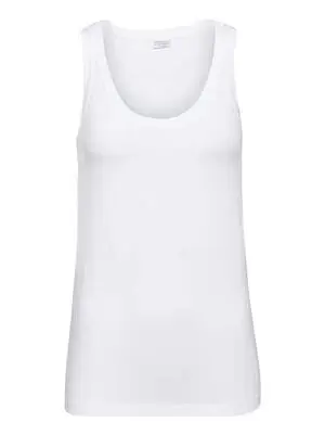 Brunello Cucinelli Cotton-blend Tank Top - White