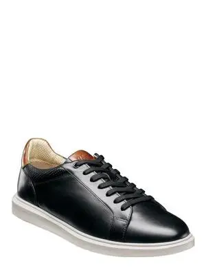 Florsheim Leather Sneakers - Black/white