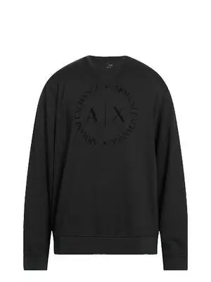 Armani Exchange Sweatshirt In Polyester, Viscose And Elastane - Black
