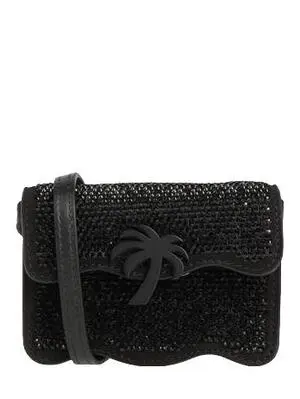 Palm Angels Cross-body Bag With Appliqués - Black