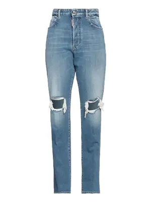 Dsquared2 Mom Jeans With Distressed Details - Blue