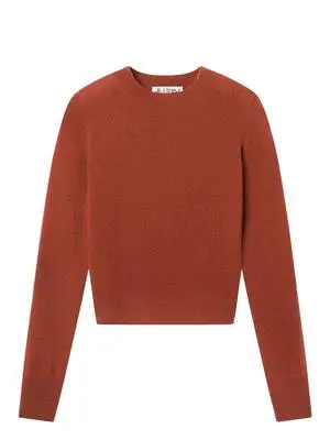 Eterne Eterne Francis Cashmere Sweater Rust