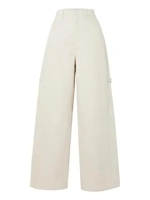 Max Mara Segnale High-rise Wide-leg Jeans - Neutrals