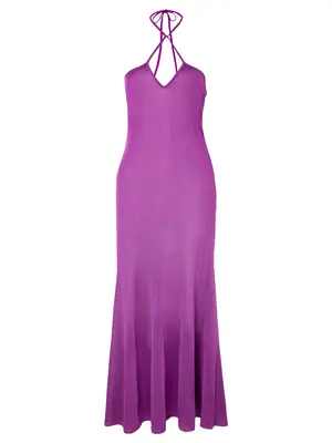 TOM FORD Jersey Halterneck Maxi Dress - Pink