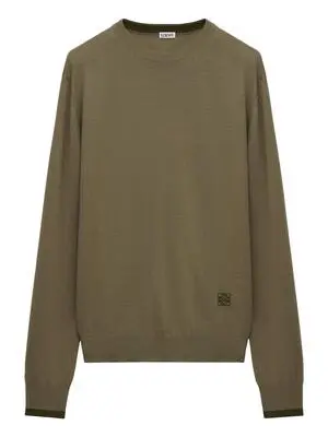 Loewe Wool Anagram Sweater - Green