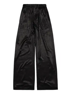 Balenciaga Embellished Pyjama Trousers - Purple