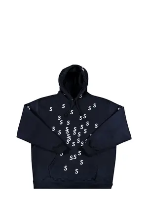Supreme Embroidered S Hooded Sweatshirt - Blue