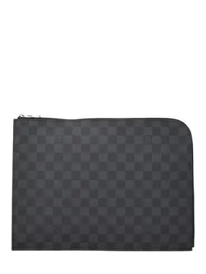 LOUIS VUITTON Damier Graphite Pochette Jour - Grey