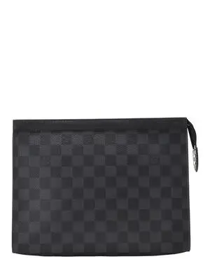 LOUIS VUITTON Damier Graphite Pochette Voyage - Black