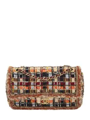 CHANEL Tweed Half Flap Bag