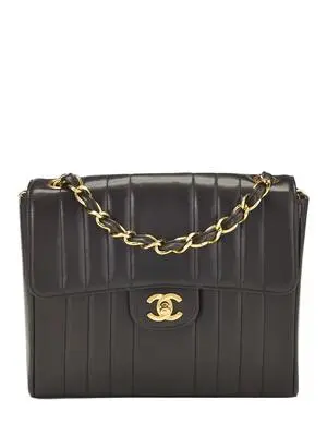 Chanel Lambskin Half Flap Bag - Black