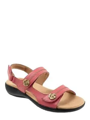 Trotters Trotters Romi Stitch Slingback Sandal Fuchsia