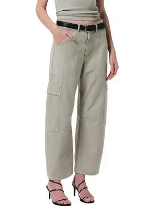 Citizens Of Humanity Citizens Of Humanity Marcelle Low Rise Barrel Cargo Pants Matcha