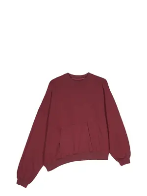 MAGLIANO Logo-print Asymmetric Sweatshirt - Red