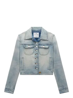 COURREGES Trucker Denim Jacket - Blue