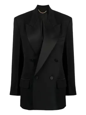 Victoria Beckham Double-breasted Blazer - Black