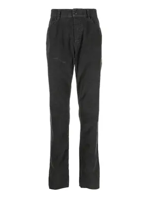JAMES PERSE Corduroy Straight-leg Trousers - Black