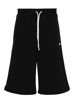 MSGM Drawstring Track Shorts - Black