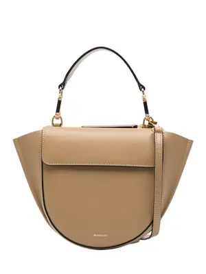 WANDLER Small Hortensia Leather Bag - Neutrals
