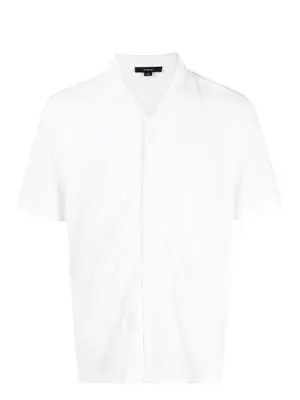 Vince Cotton Short-sleeve Shirt - White