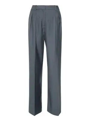 Loulou De Saison Sbiru Wool Trousers - Grey