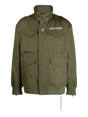 MASTERMIND WORLD Logo-print Jacket - Green