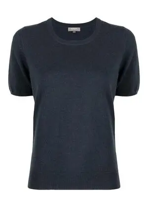 N.peal Cashmere Short-sleeved Top - Blue