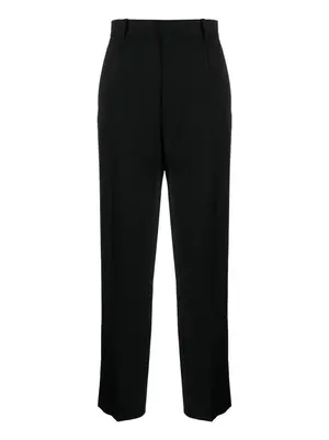 Victoria Beckham Cropped Tailored Trousers - Black