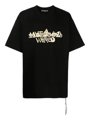 MASTERMIND WORLD Logo-print Cotton T-shirt - Black