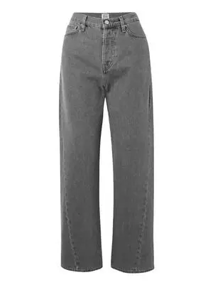 TOTÊME High-rise Straight-leg Jeans - Gray