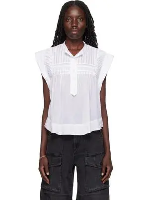Isabel Marant Isabel Marant Etoile Leaza Blouse 20wh White