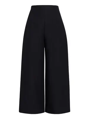 Marni High-waisted Cropped Trousers - Black