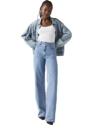 LEVI'S Ribcage Wide-Leg Jeans 33x32